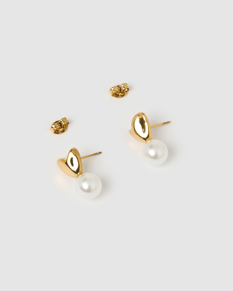 Izoa Milo Heart Stud - Shop Huggies Online