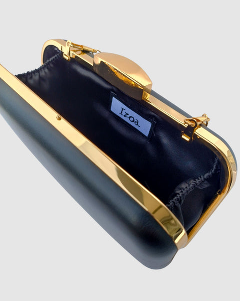 Izoa Zara Clutch Black - Shop Online Clutches, Handbags, Purses